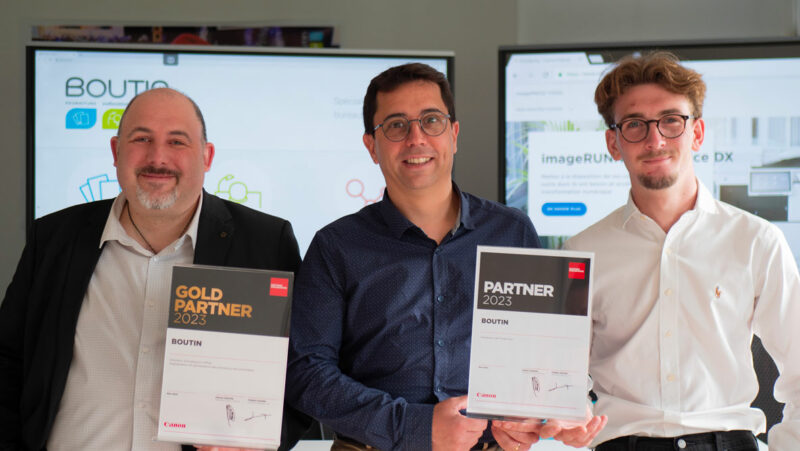 Boutin SAS certifiée Golden Partner Canon - Boutin